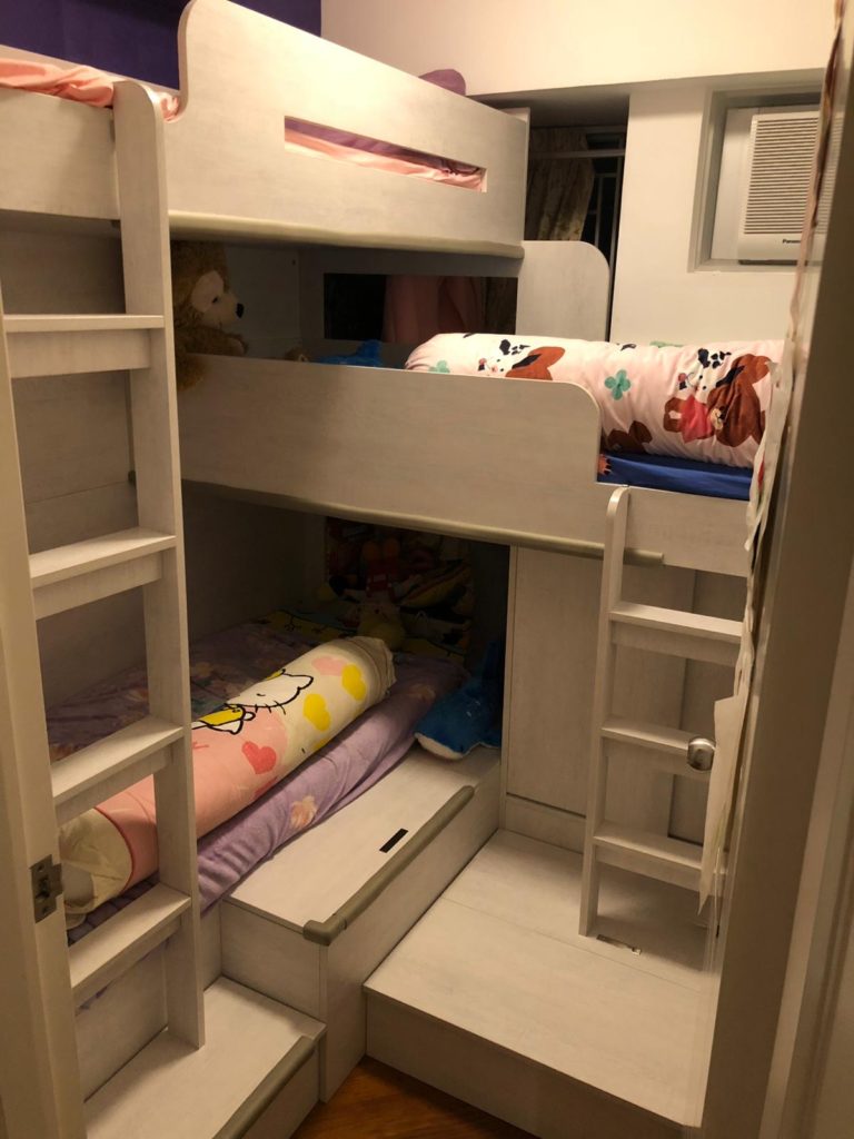 The 6X6 foot room can also accommodate 3 beds — 好傢俬 HoHomeHK