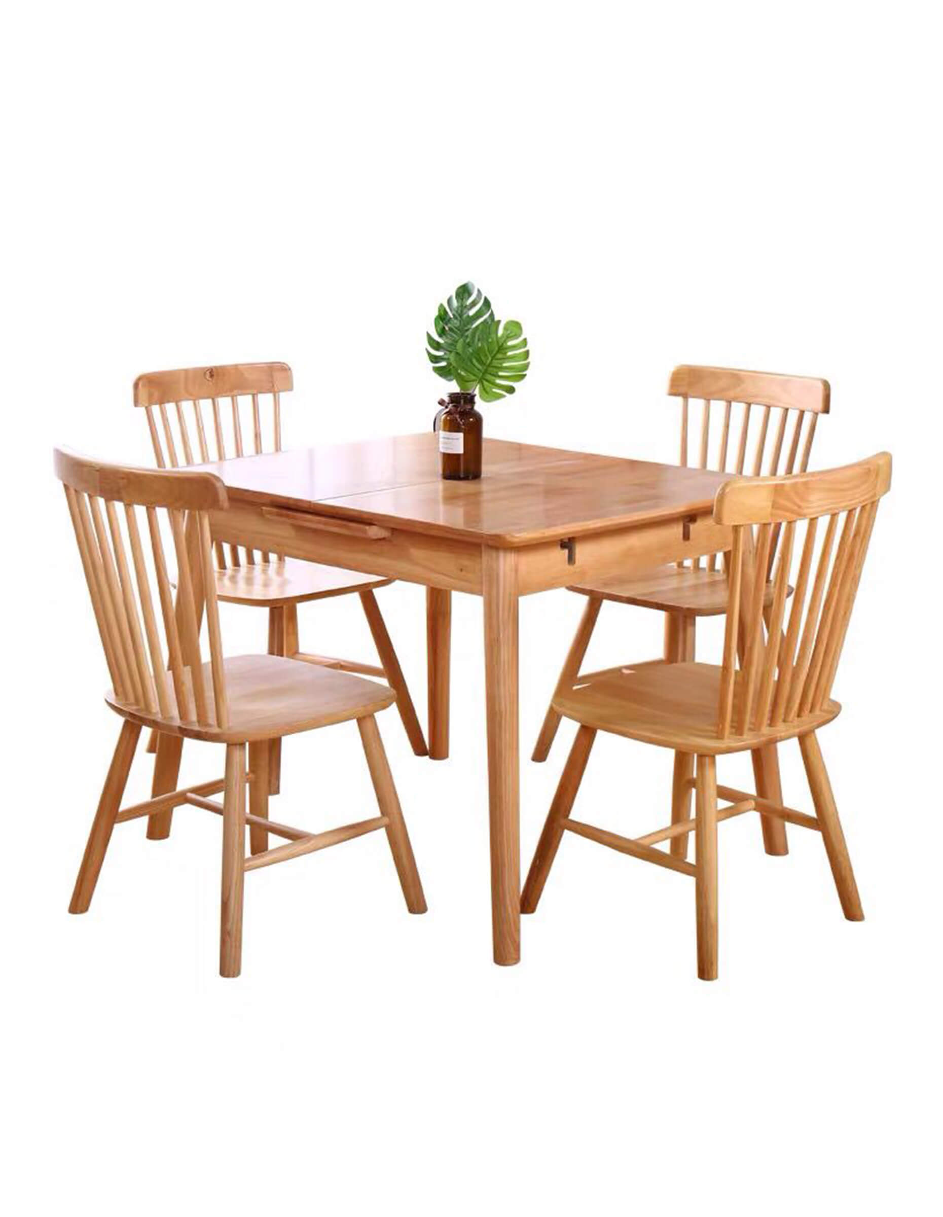Stella Solid wood table with dining chair (1 table, 4 chairs) — 好傢俬 ...